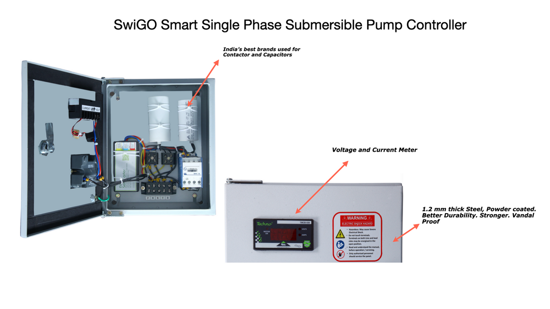 Smart Pump Controller for Single Phase Submersible Pumps – EVIQtech